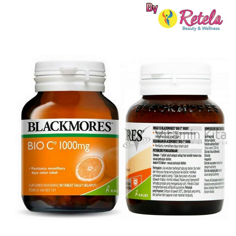 Jual BLACKMORES BIO C 1000MG 1 BOTOL 30TABLET | Shopee Indonesia