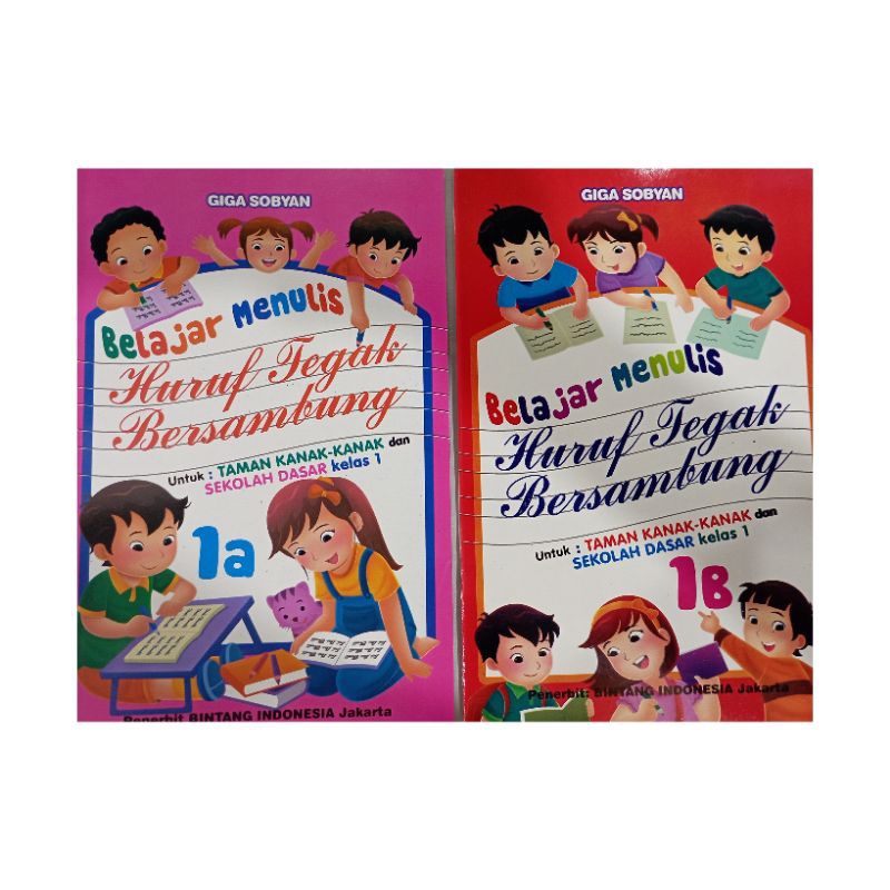 Jual Buku Tk Belajar Menulis Huruf 1A/1B (per jilid/paket) MURAH ...