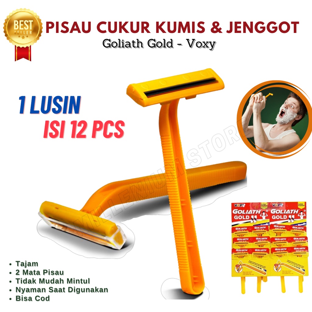 Jual Alat Cukur Jenggot / Cukuran Jenggot Cukuran Jenggot Goliath Gold ...
