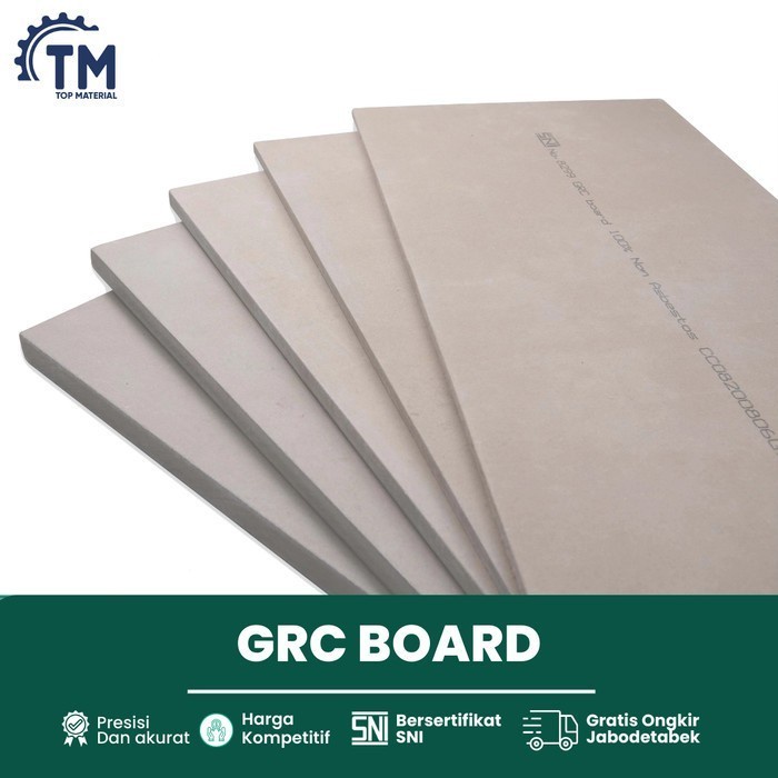 Jual GRC Board 4mm x 4 x 8 SNI Plafon Papan Triplek | Shopee Indonesia