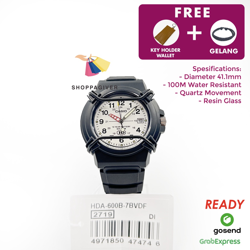 Jual JAM TANGAN PRIA Original Casio HDA-600B / HDA-600B-7B / HDA-600B ...