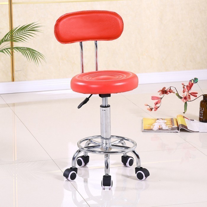 Jual Kursi Lab Kursi Salon Kursi Stylist Hidrolik 888 - 822 Merah ...