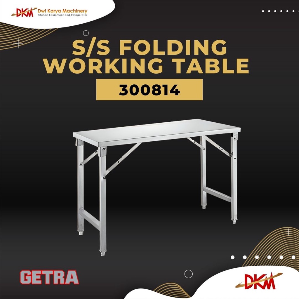 Jual Folding Work Table Getra 300814 / Meja Stainless Lipat Original ...
