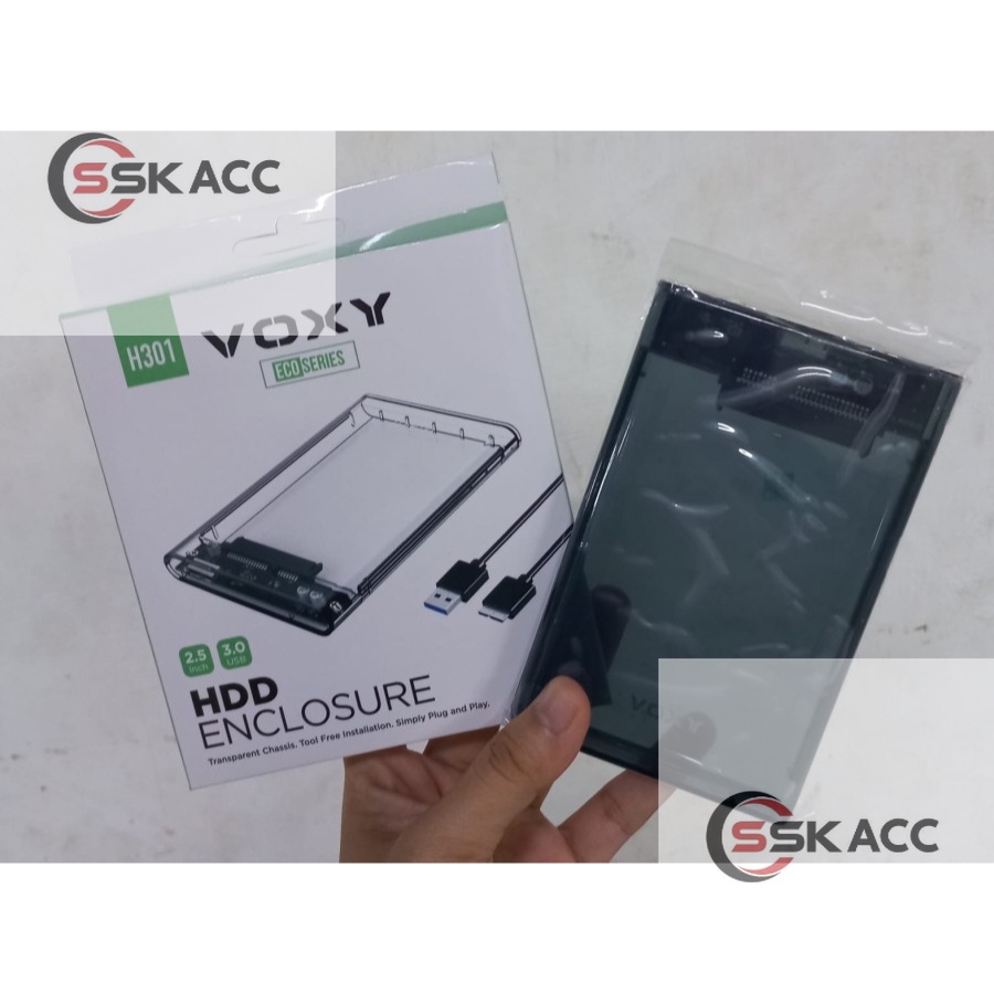 Jual VOXY H301 HDD CASE USB 3.0 CASING HARDISK EXTERNAL 2,5" TRANSPARANT CASE HARD DISK LAPTOP 2 ...