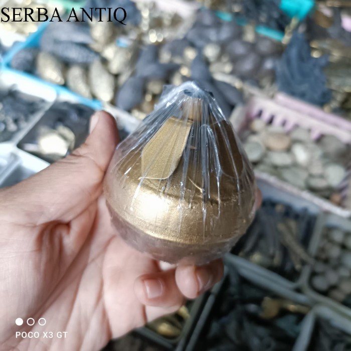 Jual apel j1n sepuh emas daun 5 bk meganatara sengkelat ANM | Shopee ...