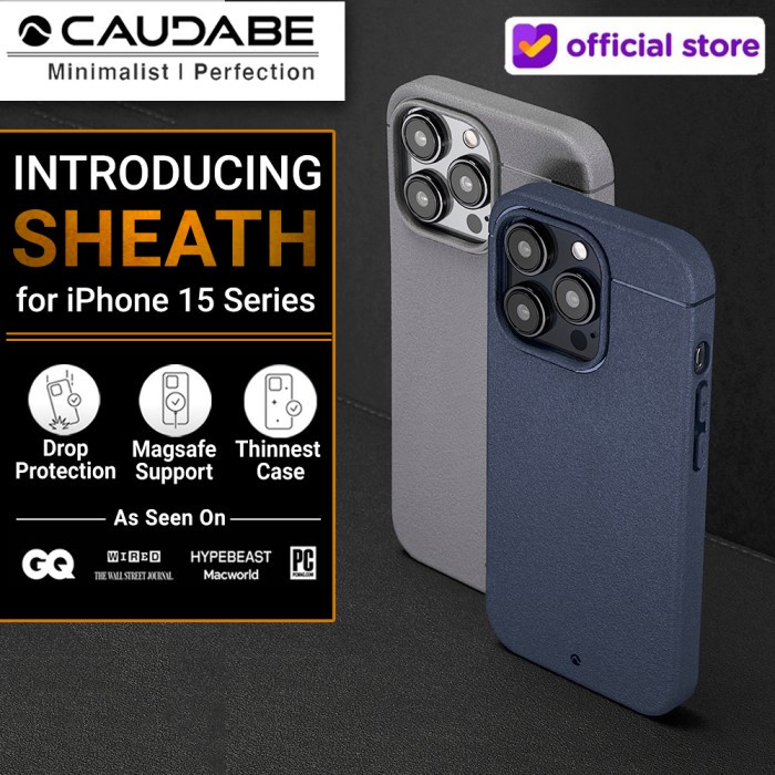 Jual Caudabe Sheath Case iPhone 15 Pro Max / Plus - Slim Casing Magsafe ...