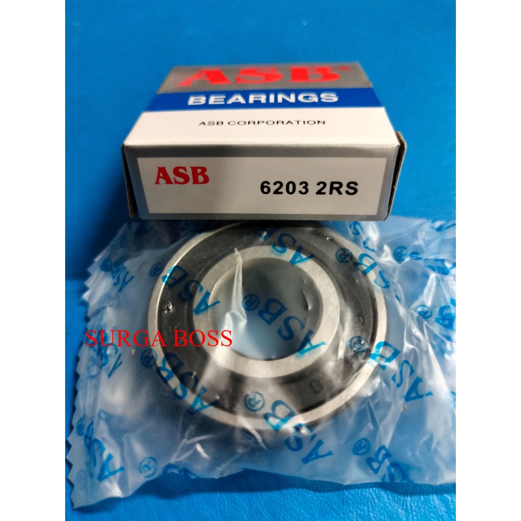 Jual BEARING 6203 2RS merk ASB | Shopee Indonesia