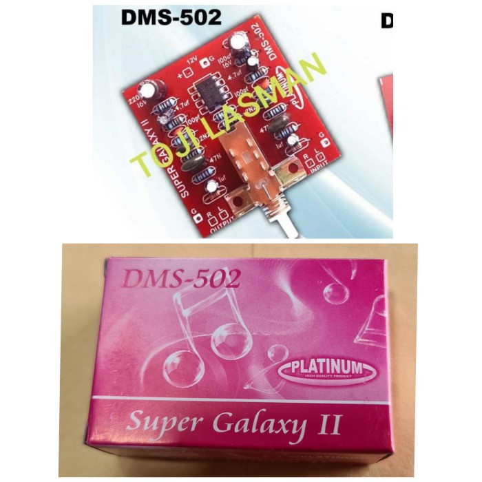 Jual kit pcb galaxy galaxi platinum dms 502 dms502 tambah bass treble ...