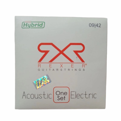 Jual Senar Gitar Rexer Acoustic Electric Hybrid 009-042 ( 1set ...