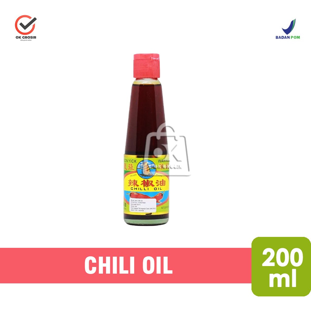 Jual CHILI OIL Koon Yick / Minyak Cabai (Botol Kaca 200ml) | Shopee ...