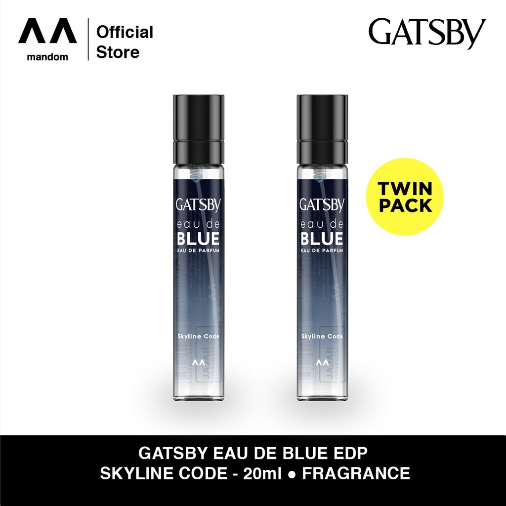 Jual Gatsby Eau De Blue Eau De Parfum Skyline Code 20ml Twin pack ...