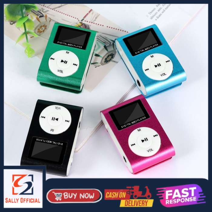 Jual Pemutar Musik MP3 Mini Portabel Klip MP3 dengan Layar LCD ...