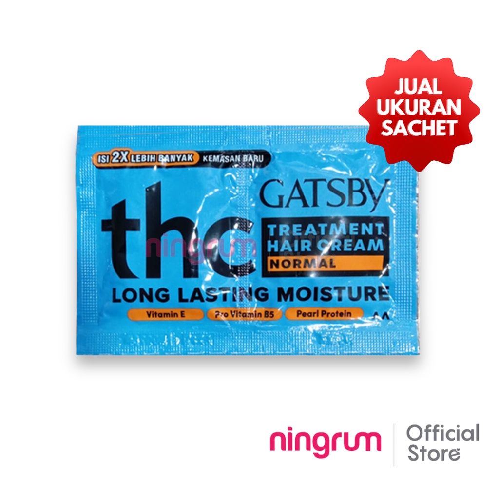 Jual Ningrum - Gatsby Hair Cream Normal Penata Rambut Pria Sachet THC ...