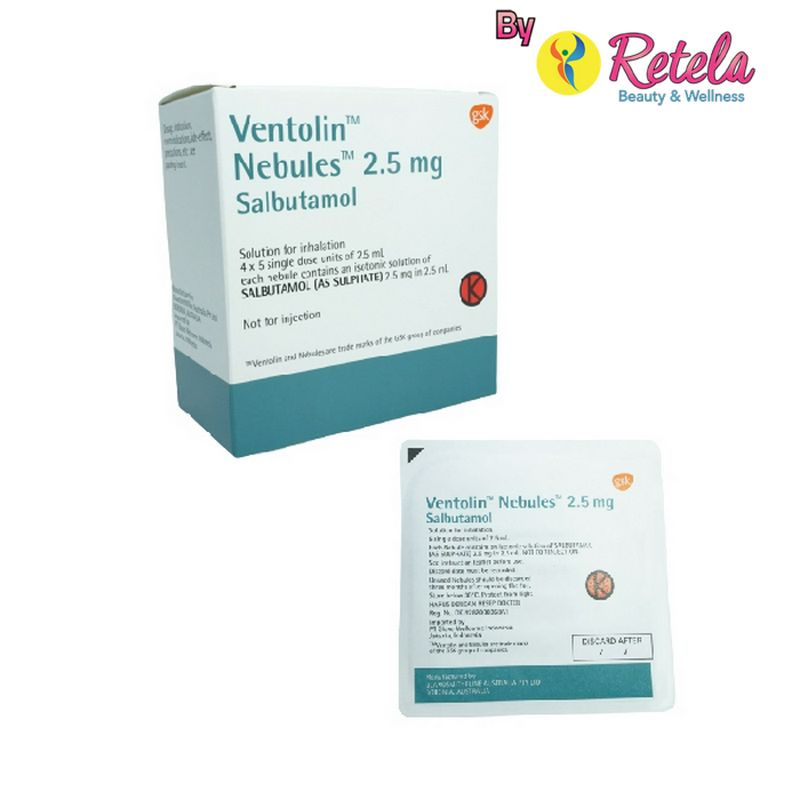 Jual VENTOLIN 2.5MG NEBULES 1 BLISTER 5 RESPULES | Shopee Indonesia