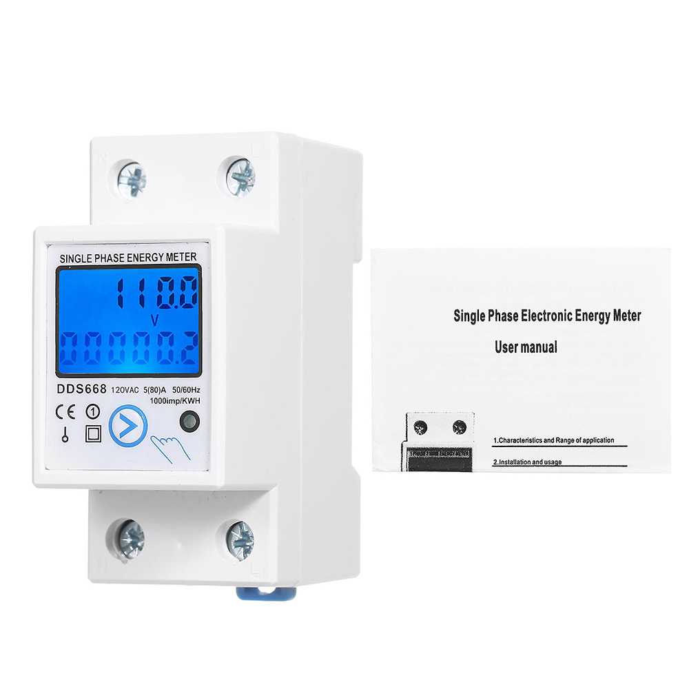Jual Meteran Listrik Digital Din Rail kWh Meter Single Phase 230V - Aideepen | Shopee Indonesia