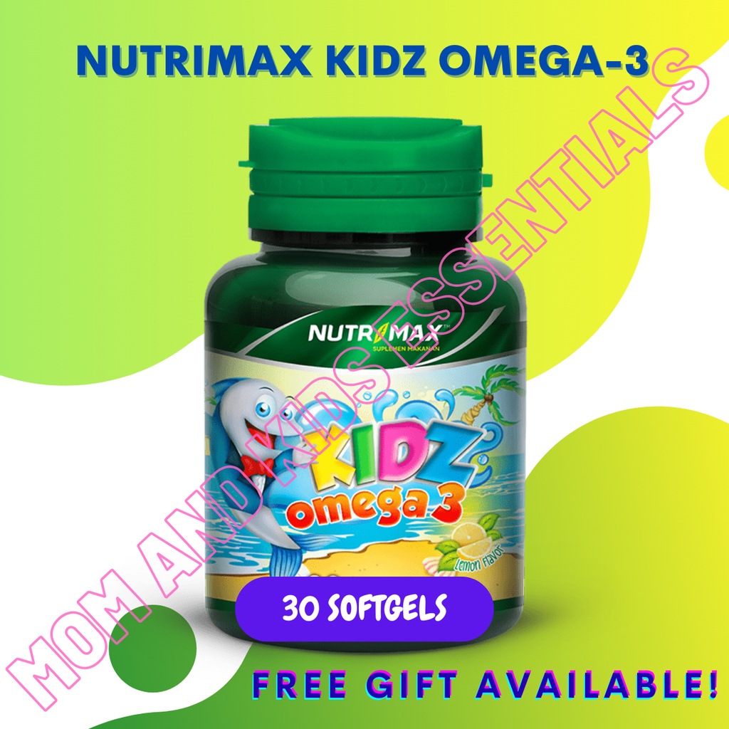 Jual NUTRIMAX KIDZ OMEGA 3 30 KAPSUL OMEGA-3 MINYAK IKAN OTAK MATA ANAK ...