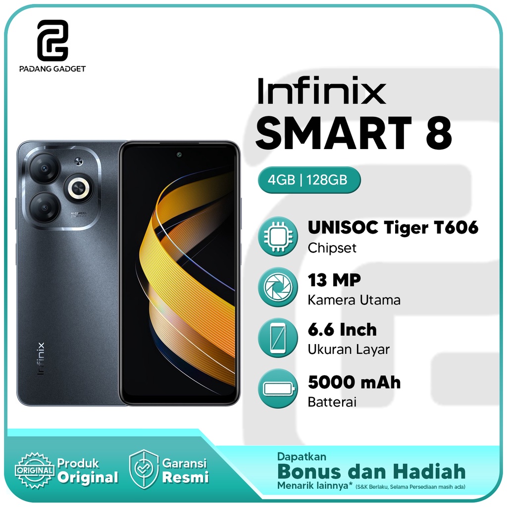 Jual Infinix Smart 8 Ram 3/64 GB 4/128 GB Ram Extended Original ...