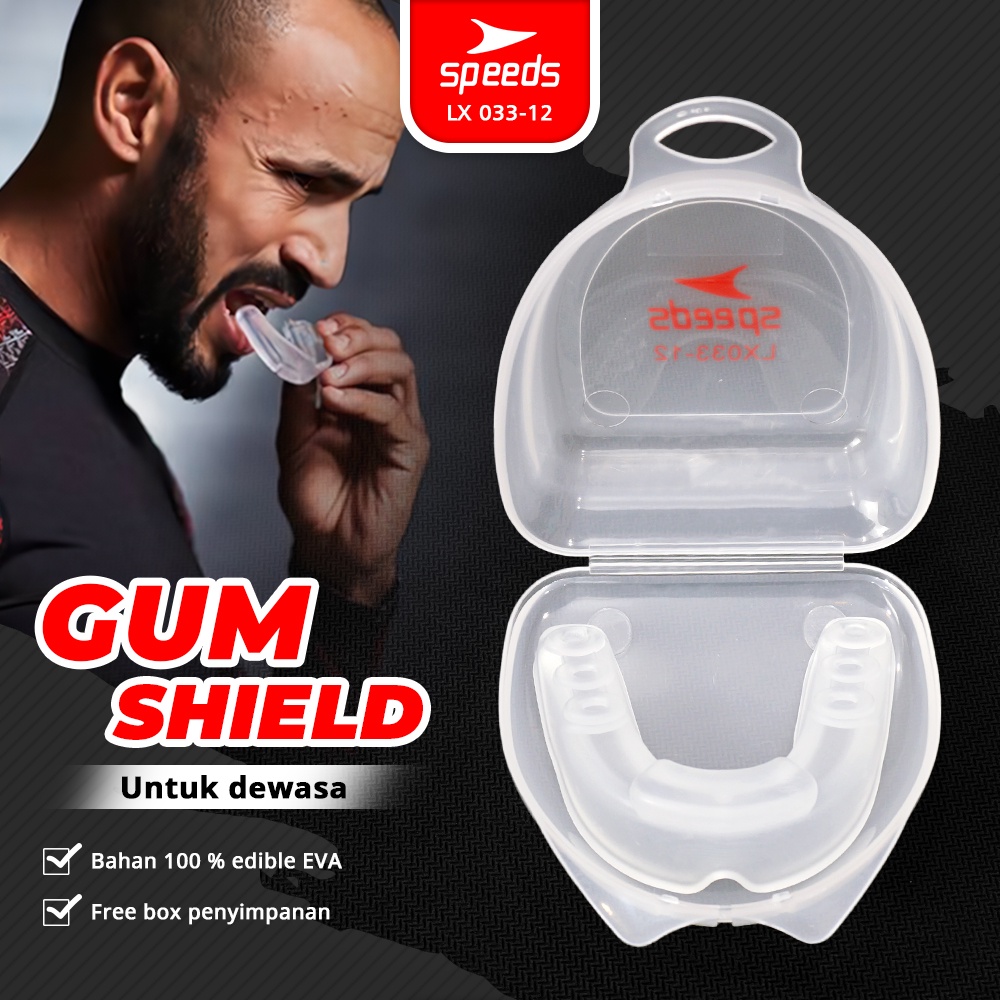Jual SPEEDS Gamsil Gumshield Pelindung Gigi Mulut Mouthguard Karate Gum Shield Boxing Tinju ...