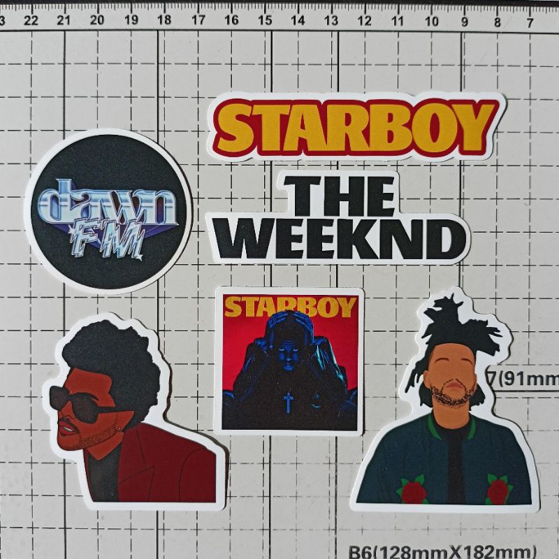 Jual Sticker Pack THE WEEKND | Shopee Indonesia
