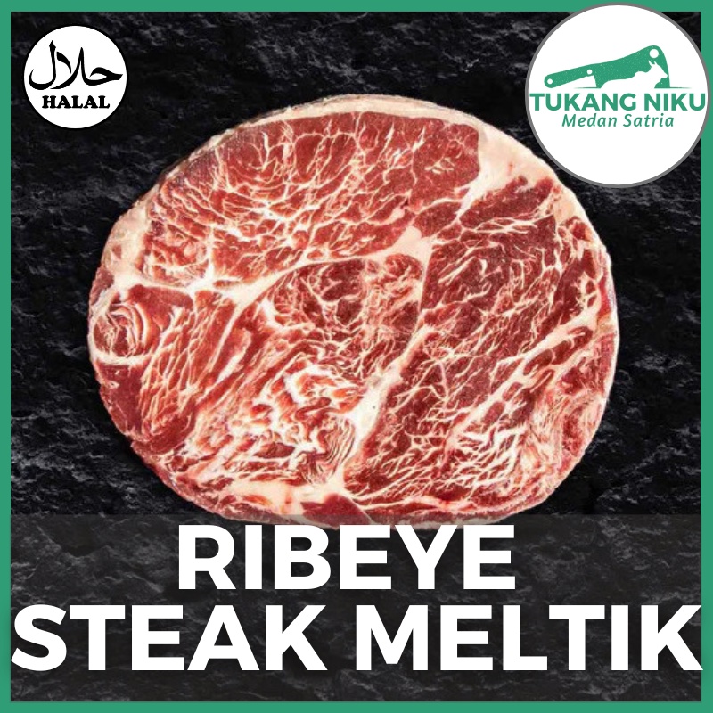 Jual Ribeye Steak Meltik Wagyu Meltique Halal Frozen Fresh Daging