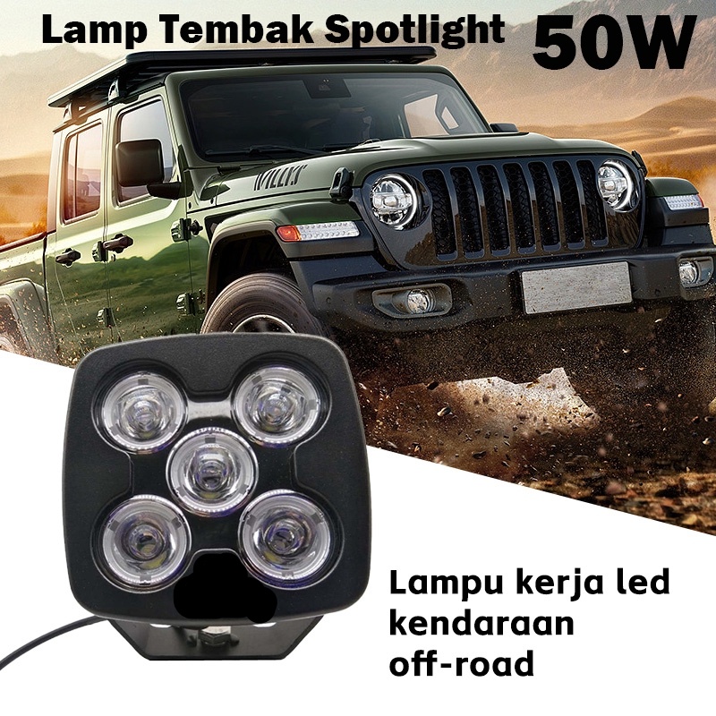 Jual lampu pariasi mobil 24v truck 5 mata mobil lampu tembak alat bera ...