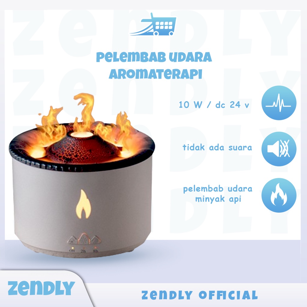 Jual ZENDLY USB Mini Air Purifier Aromatherapy Essential Oil Difuser ...