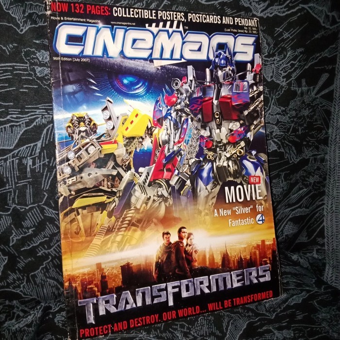 Jual Majalah CINEMAGS juli 2007 TRANSFORMERS | Shopee Indonesia