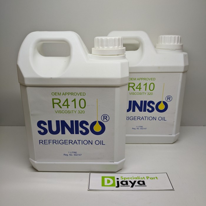 Jual OLI KOMPRESOR AC R410 | REFRIGERATION OIL SUNISO 1 LITER | Shopee ...