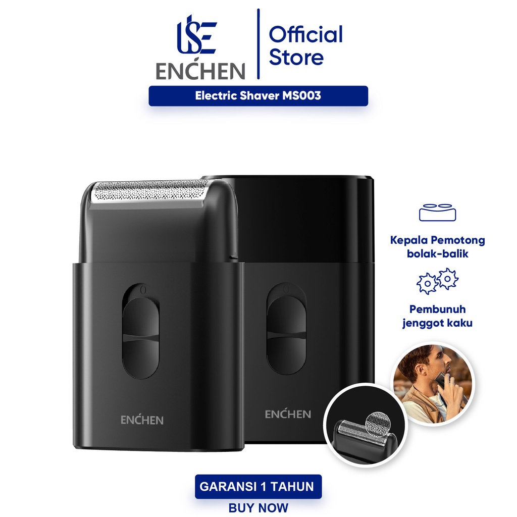 Jual ENCHEN MS003 Alat Cukur Elektrik Alat Cukur Kumis Jenggot Portable ...