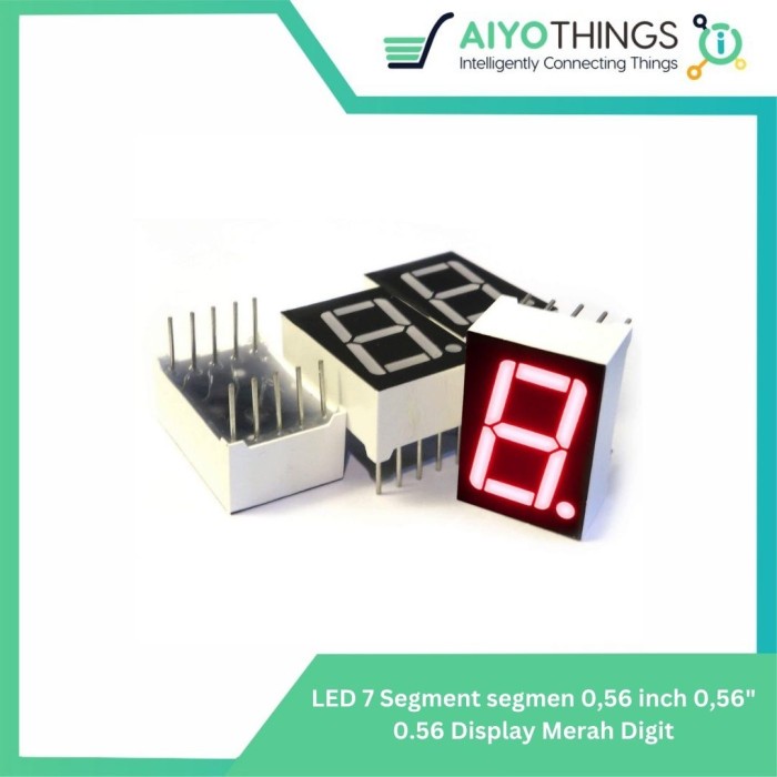 Jual LED 7 Segment 0,56 inch Display Merah Digit | Shopee Indonesia