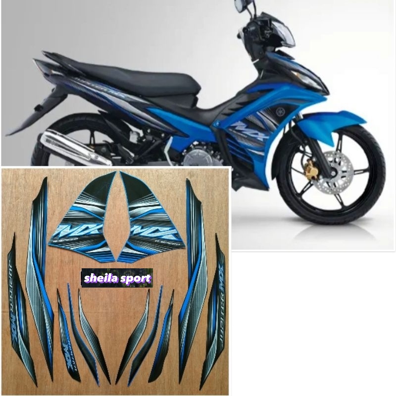 Jual Striping jupiter mx stiker lis les Yamaha Jupiter MX biru tahun ...