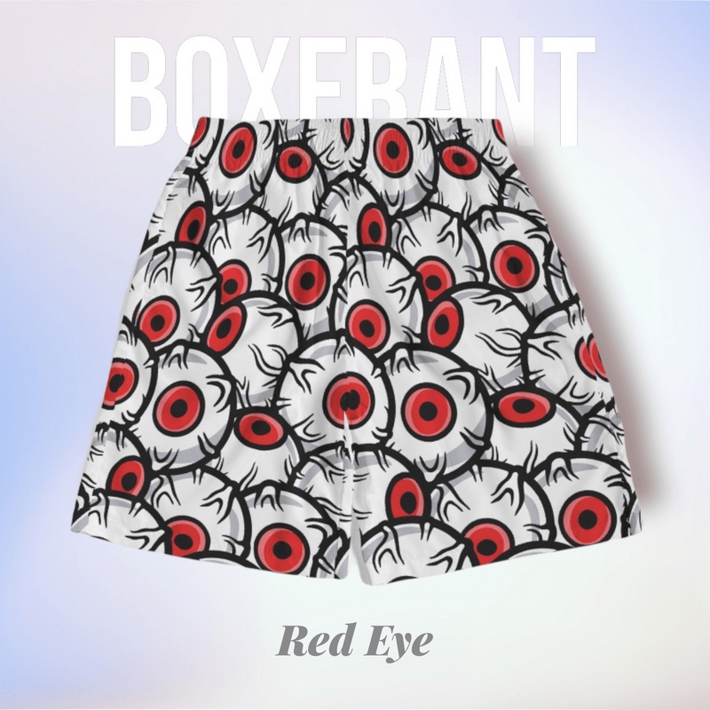 Jual Boxer Kain kaos printing motif Red eye | Shopee Indonesia