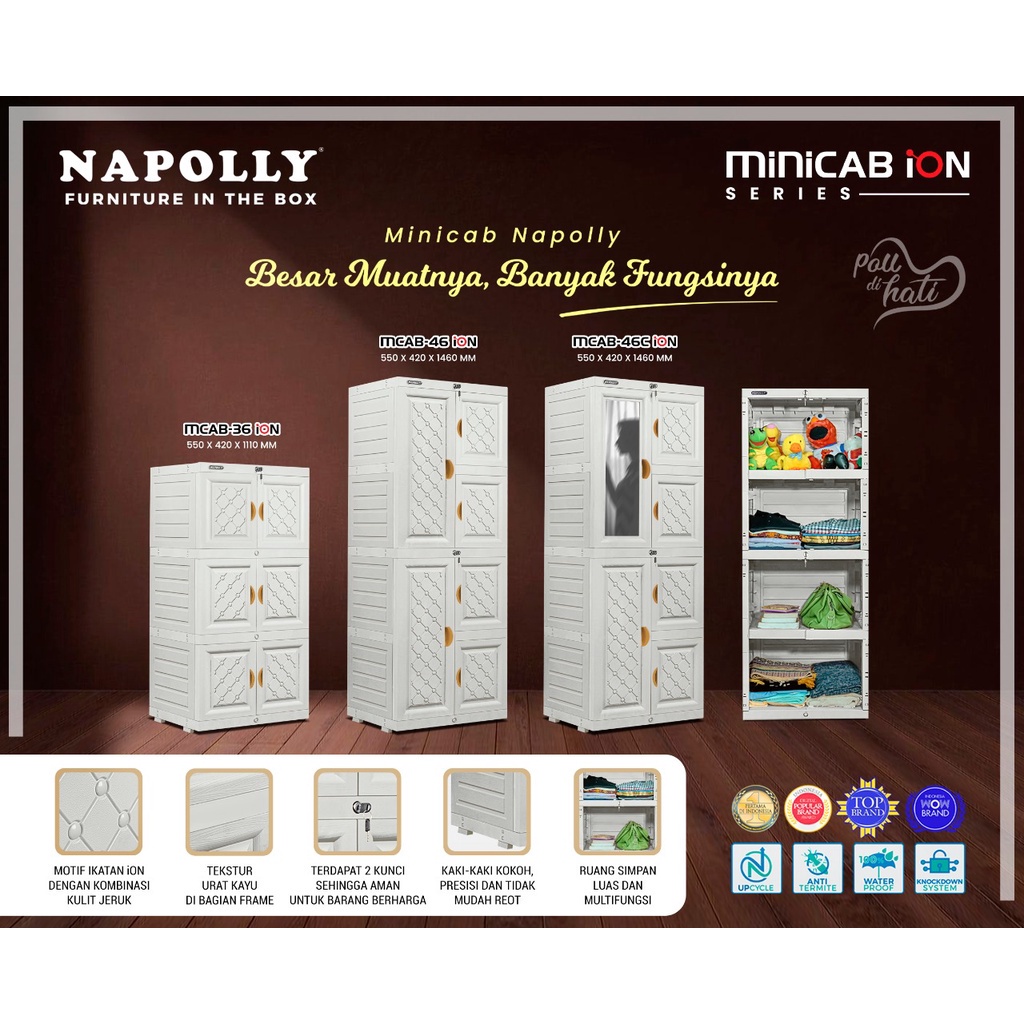 Jual NAPOLLY - MCAB / MINI CABINET - MiniCab 36 ION / 46 ION | 46C ION ...