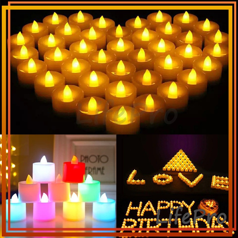 Jual Lampu Lilin Mini LED Love Electric Candle Light Lampu Dekorasi ...