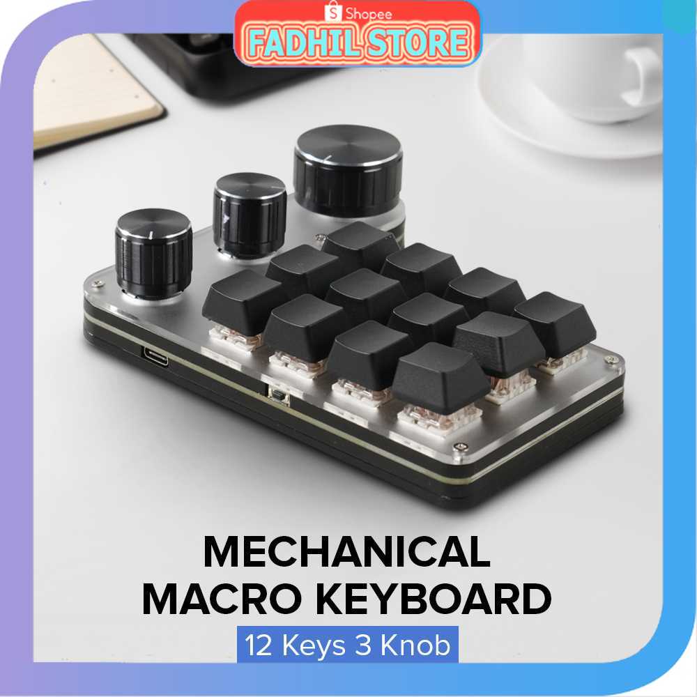 Jual FS - MagiDeal Keyboard Mechanical Macro Gaming Shortcut Wired - MD ...