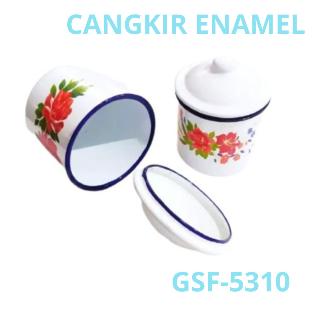 Jual [HOMEMART] GSF G-5310 CANGKIR ENAMEL G 5310 ENAMEL CANGKIR CANGKIR ...