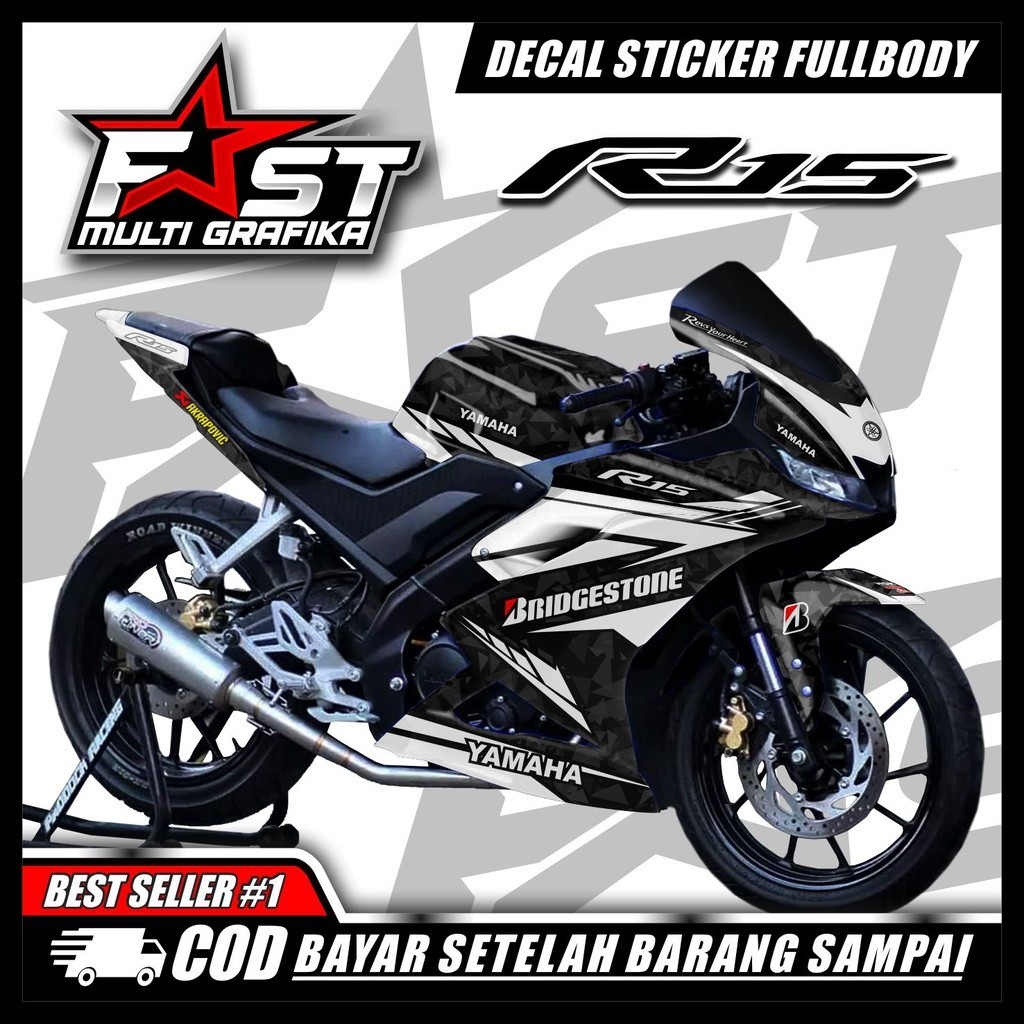 Jual COD STIKER Decal R15 V3 Full Body Keren Stiker R15 V3 Full Body ...