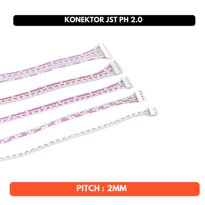 Jual Konektor JST PH 2mm 2 mm Male Female 2P 3P 4P 5P 6P 1 2 3 4 5 6 Pin Modul MP3 | Shopee ...