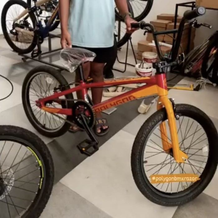 Jual PROMO bmx polygon razor pro 2023 frame size L sepeda anak laki 8 ...