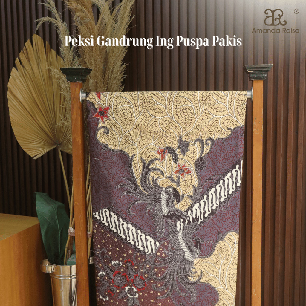 Jual Kain Batik Meteran Potongan Motif Peksi Gandrung Ing Puspa Pakis ...