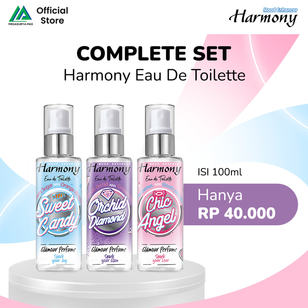 Jual [BUNDLING] HARMONY EDT Chic Angel, Orchid Diamond, Sweet Candy ...