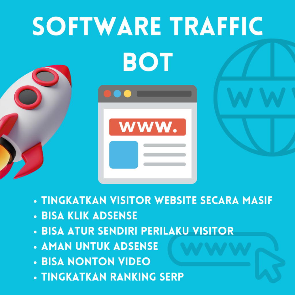 Jual Software Traffic Bot PRO Bisa Klik Adsense Cocok Untuk Push Dollar ...