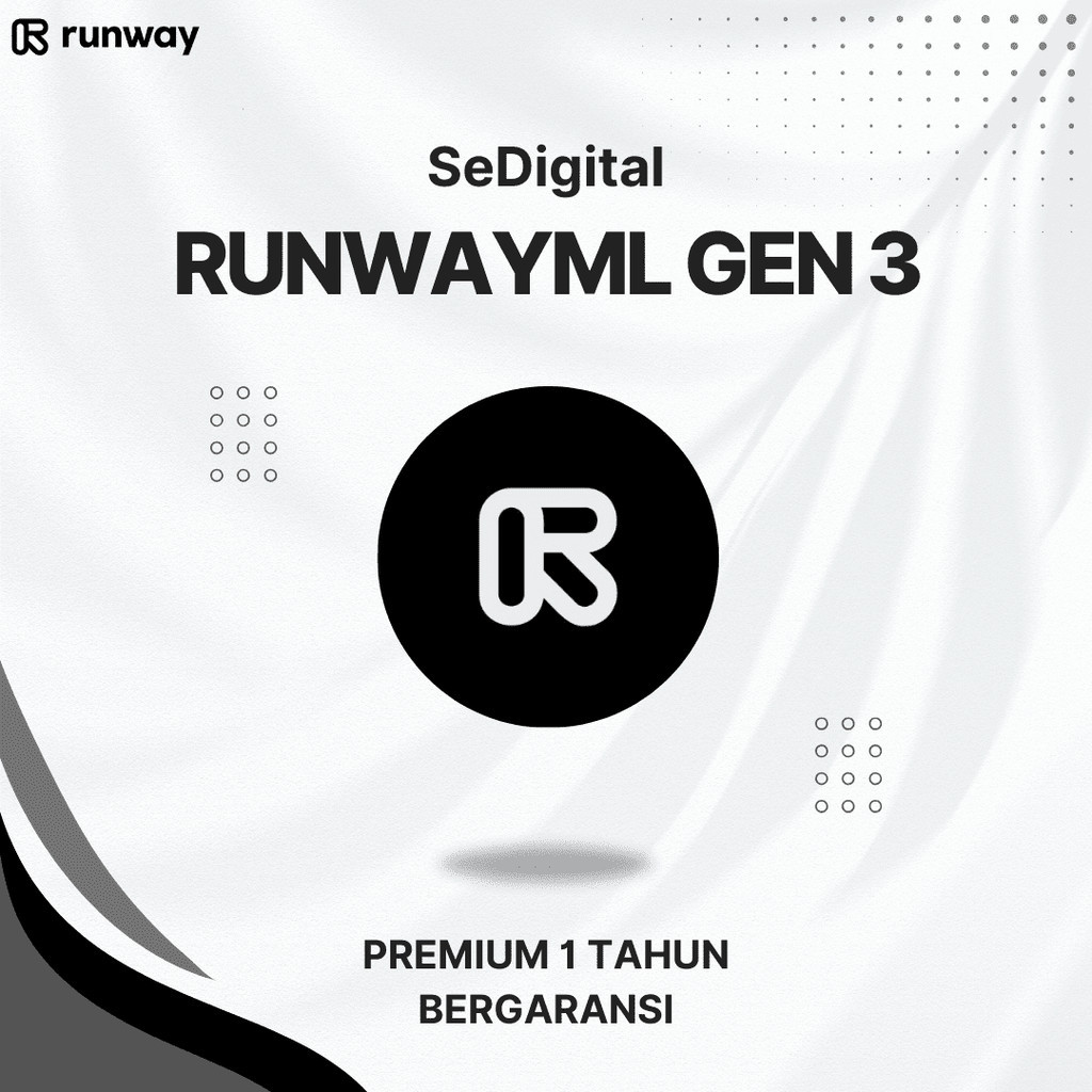 Jual Runwayml Gen 3 Unlimited 1 Tahun Resmi | Shopee Indonesia