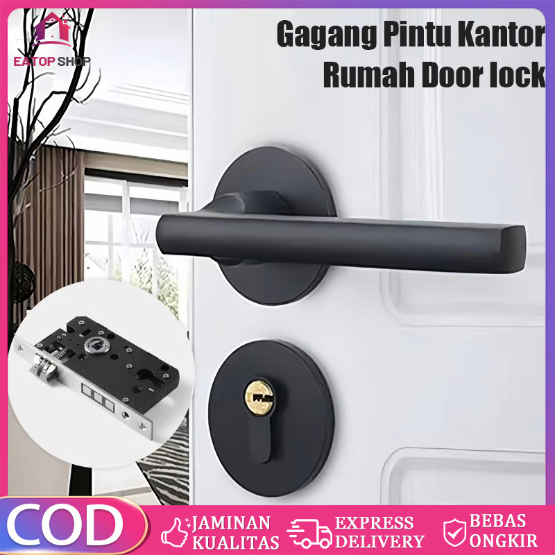 Jual Mendukung COD Gagang Pintu Kantor Rumah Door lock/Gagang Pintu ...