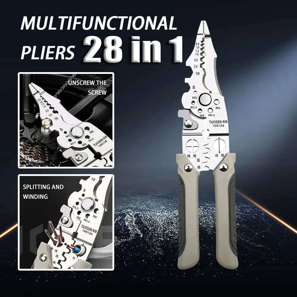 Jual Tang multifungsi/Tang Dekrustasi Kabel Pengupas Kawat Multi Alat ...