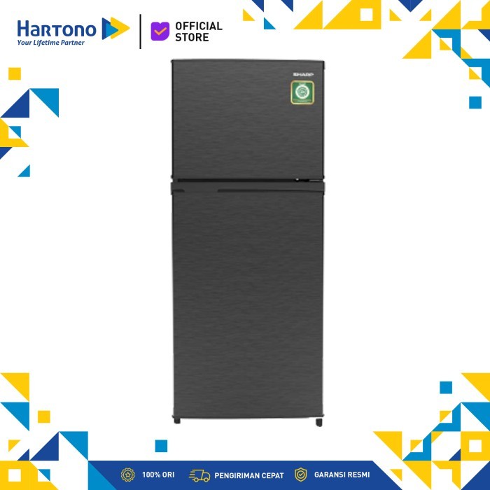 Jual Sharp Kulkas Kecil 2 Pintu Small 2 Door Refrigerator SJ195MNHS | Shopee Indonesia
