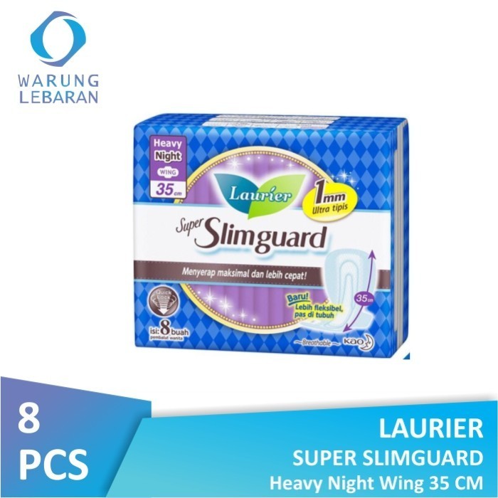 Jual Laurier Super Slimguard Night Wing 35 CM (Isi 12 Pcs) | Shopee ...