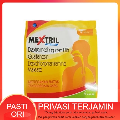 Jual Mextril Batuk Pilek Strip 4 Tablet | Shopee Indonesia