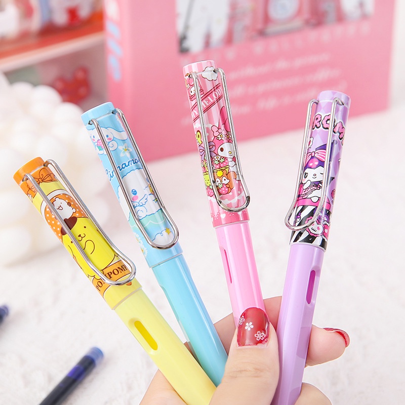 Jual FOUNTAIN PEN SANRIO / PULPEN SANRIO FREE TINTA 3 PCS /PULPEN ANAK ...