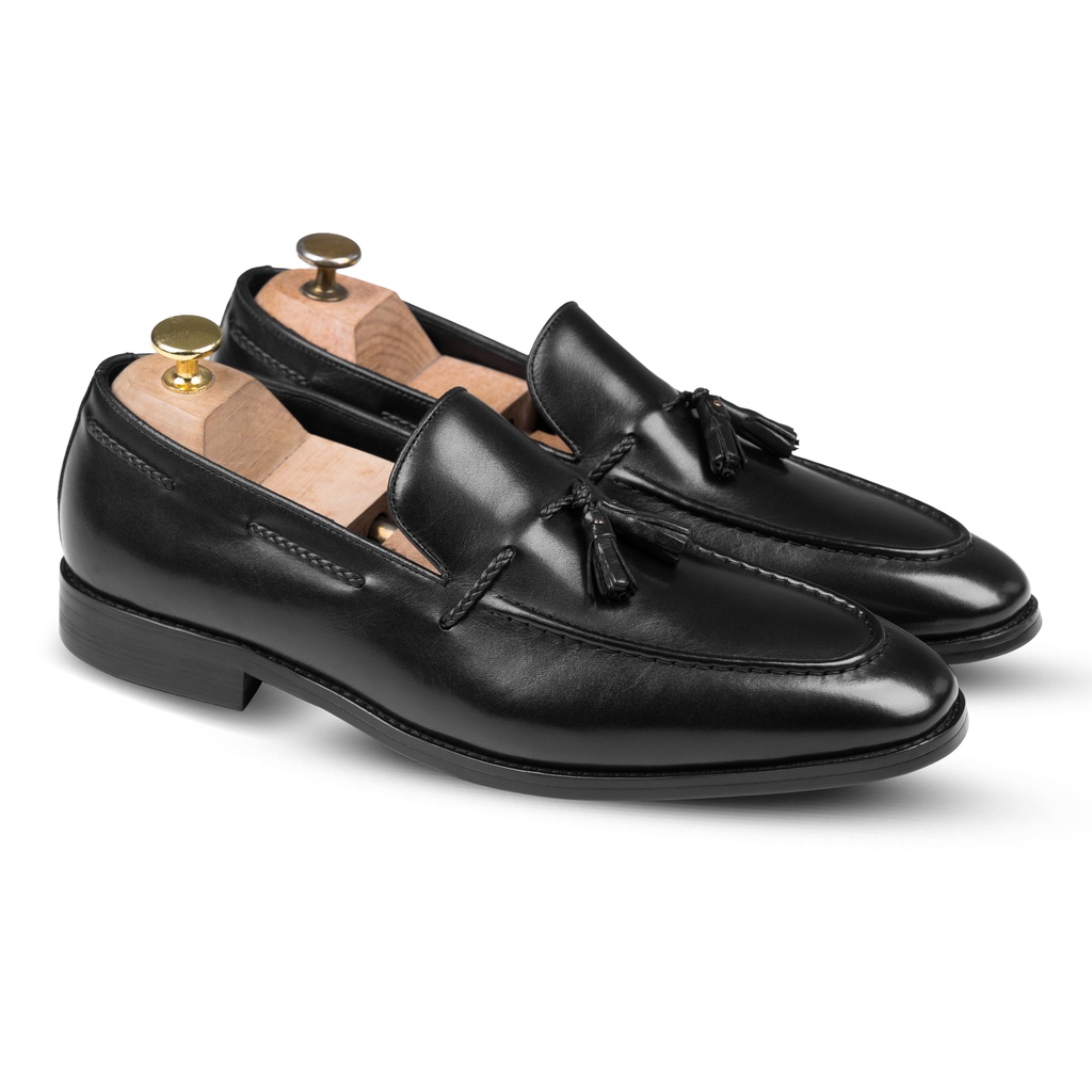 Jual Conrad Tassel Black - Nappa Milano - Sepatu Pria | Shopee Indonesia
